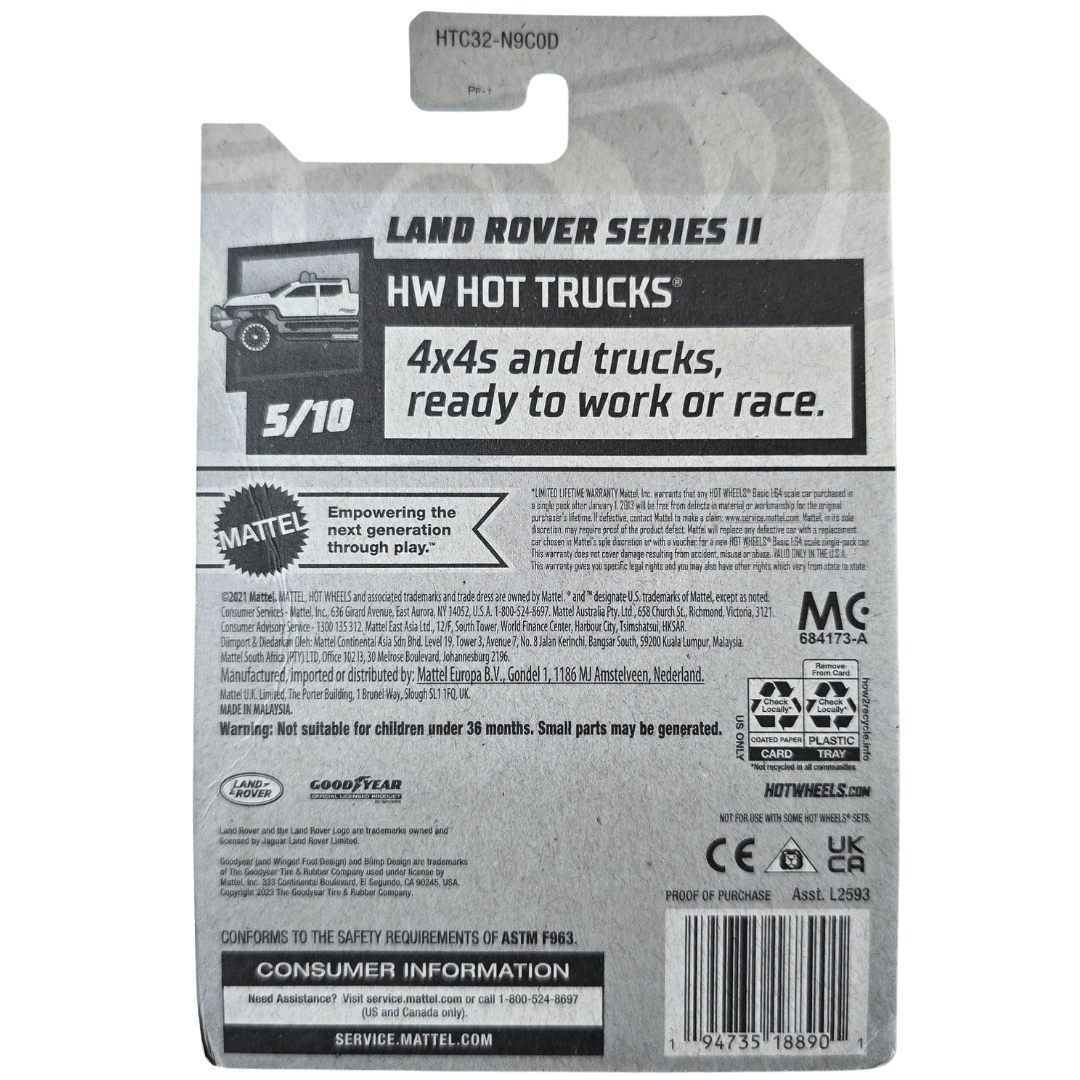 Hot Wheels - Land Rover Series II – Speed Castings Collector Shop