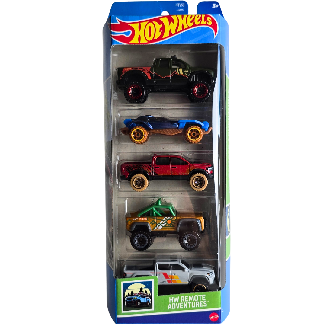 Hot Wheels 5 Pack - HW Remote Adventures – Speed Castings Collector Shop