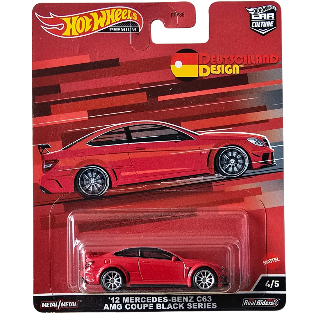 Hot Wheels Premium - '12 Mercedes-Benz C63 AMG Coupe Black Series ...