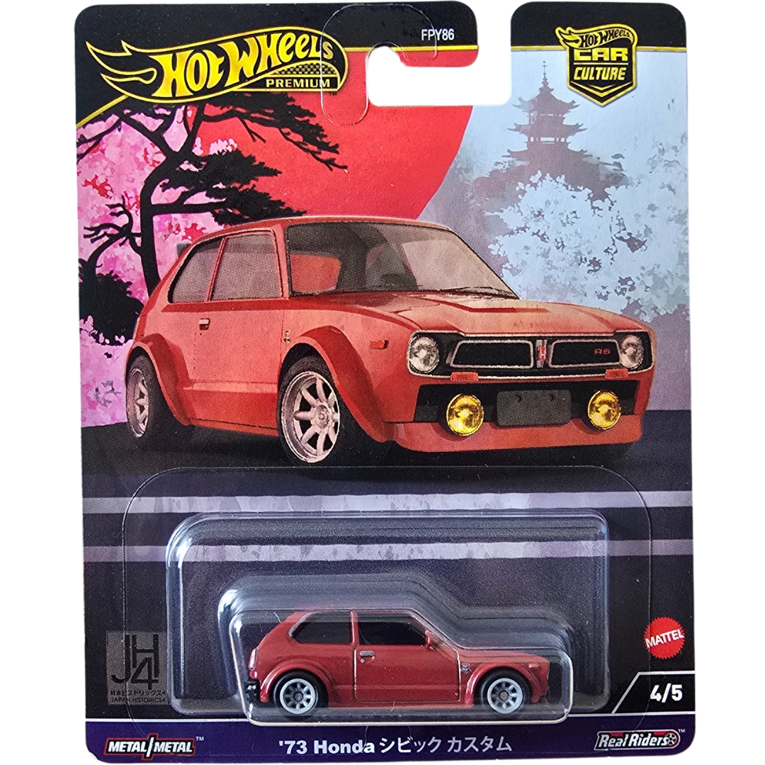 Hot Wheels Premium (Japan Historics 4) - '73 Honda Civic Custom – Speed ...