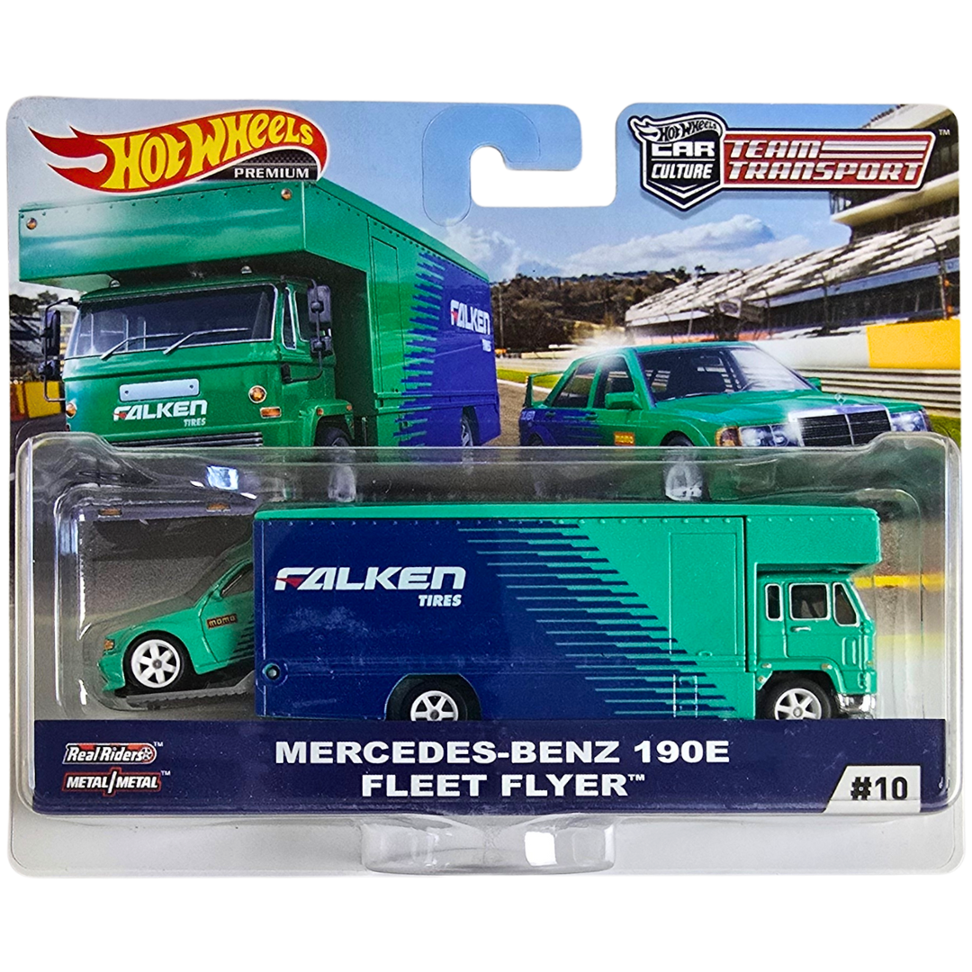 Hot Wheels Premium Team Transport #10 - Mercedes-Benz 190E - Fleet Fly ...