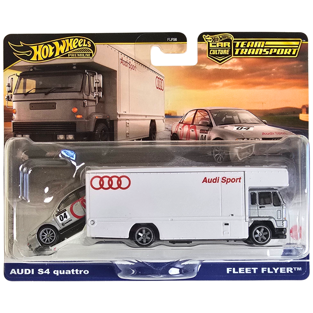 Hot Wheels Premium Team Transport #77 - Audi S4 quattro - Fleet Flyer ...