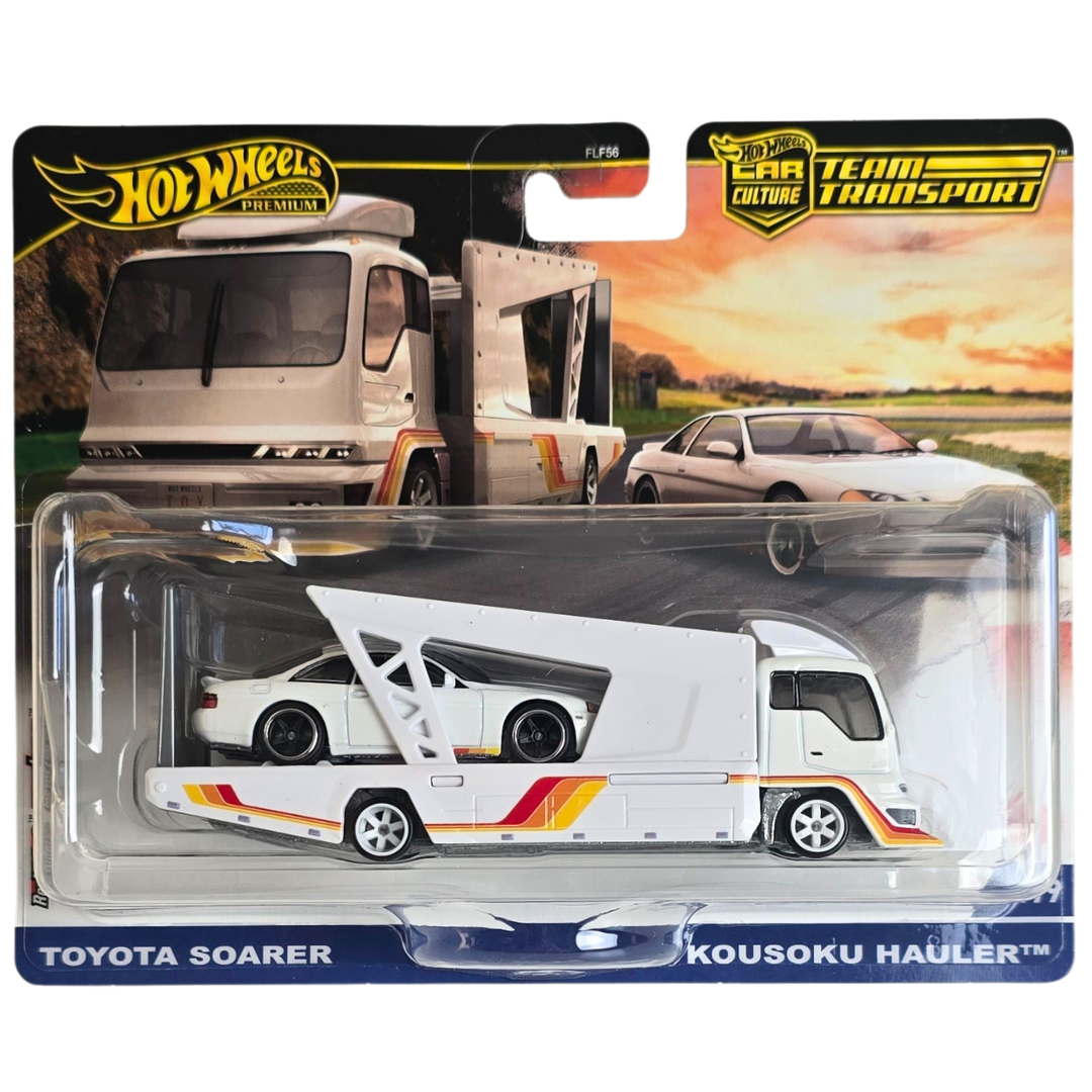 Hot Wheels Premium Team Transport #79 - Toyota Soarer - Kousoku Hauler ...