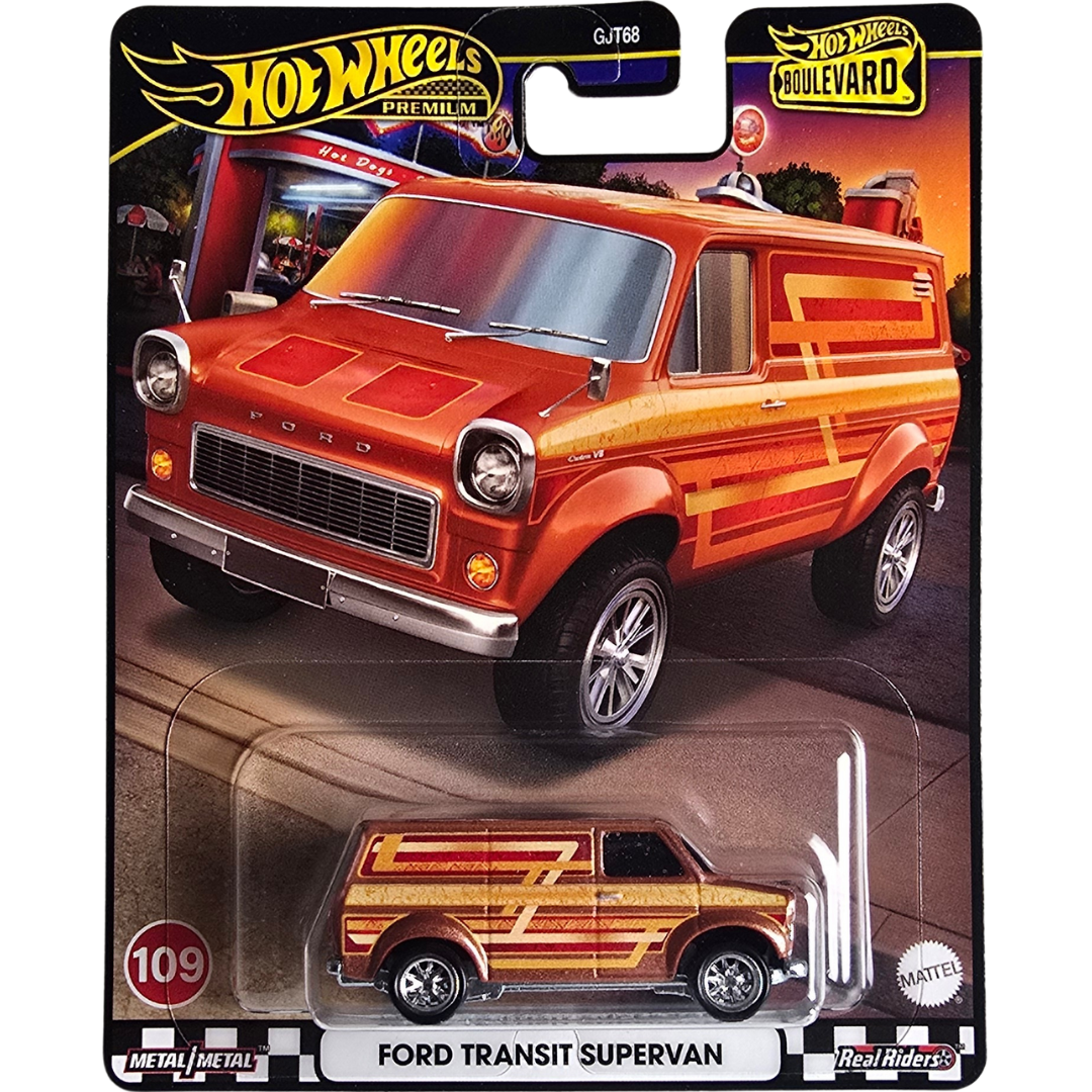 Hot Wheels Premium (Boulevard #109) - Ford Transit Supervan – Speed ...