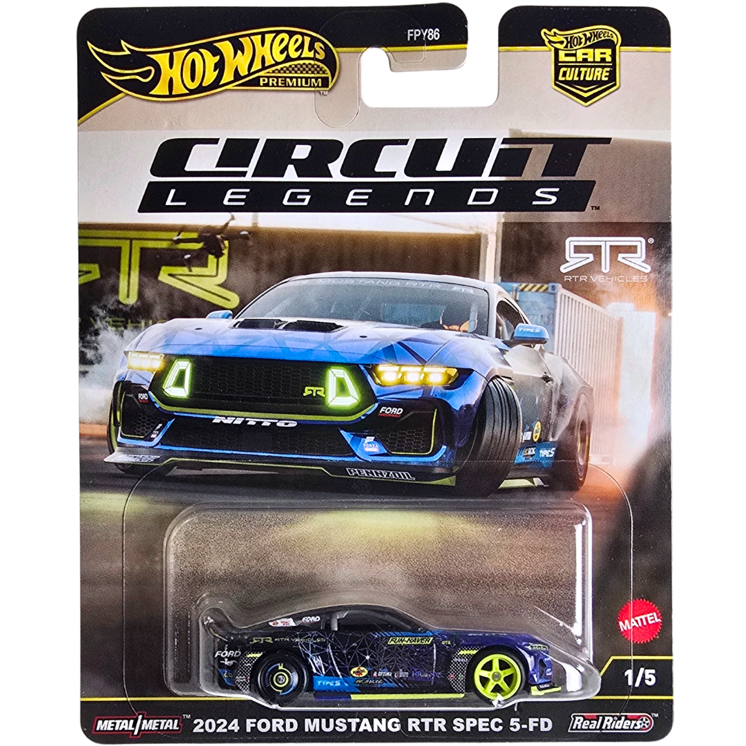 Hot Wheels Premium (Circuit Legends) - 2024 Ford Mustang RTR SPEC 5-FD ...
