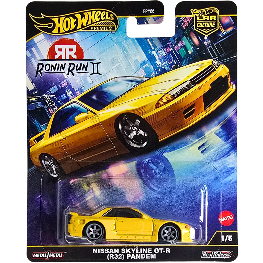 Hot Wheels Premium (Ronin Run II) - Nissan Skyline GT-R (R32) Pandem ...