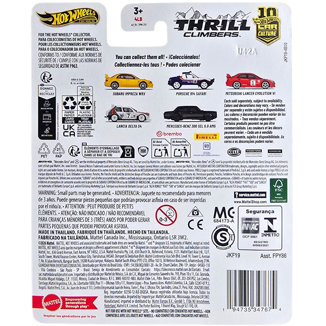 Hot Wheels Premium (Thrill Climbers) - Mitsubishi Lancer Evolution VI ...