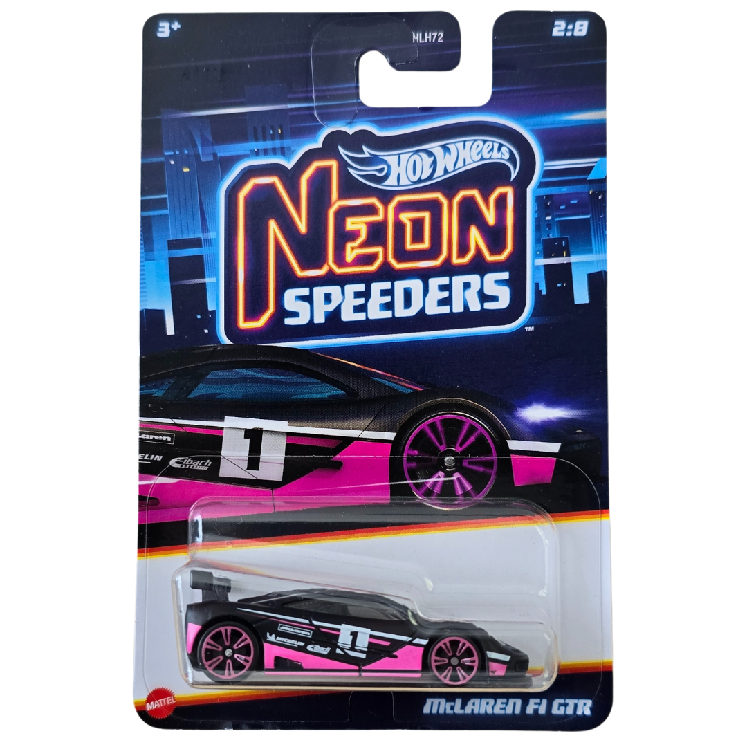 Hot Wheels (Neon Speeders) - McLaren F1 GTR – Speed Castings Collector Shop