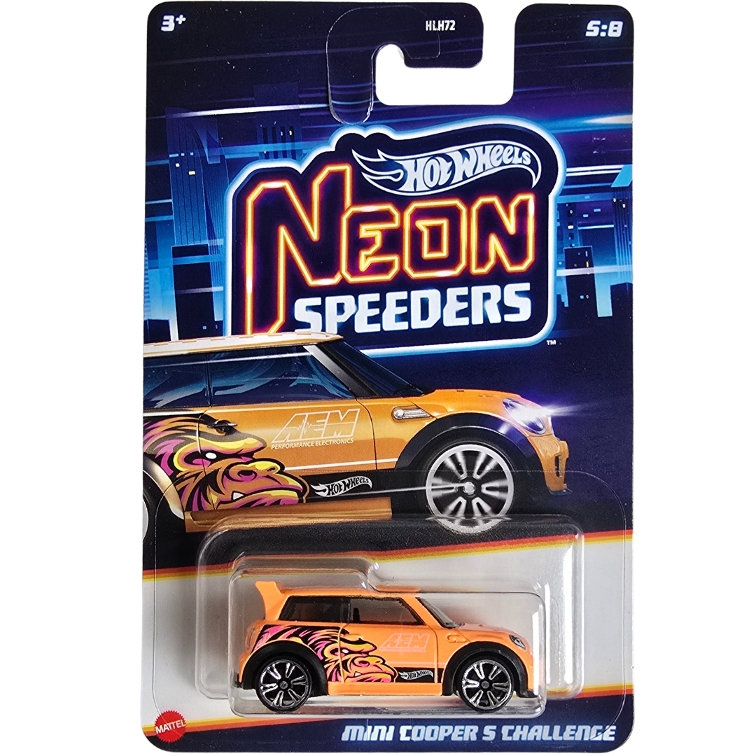 Hot Wheels (Neon Speeders) - Mini Cooper S Challenge – Speed Castings ...