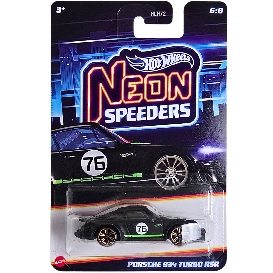 Hot Wheels (Neon Speeders) - Porsche 934 Turbo RSR – Speed Castings Collector Shop