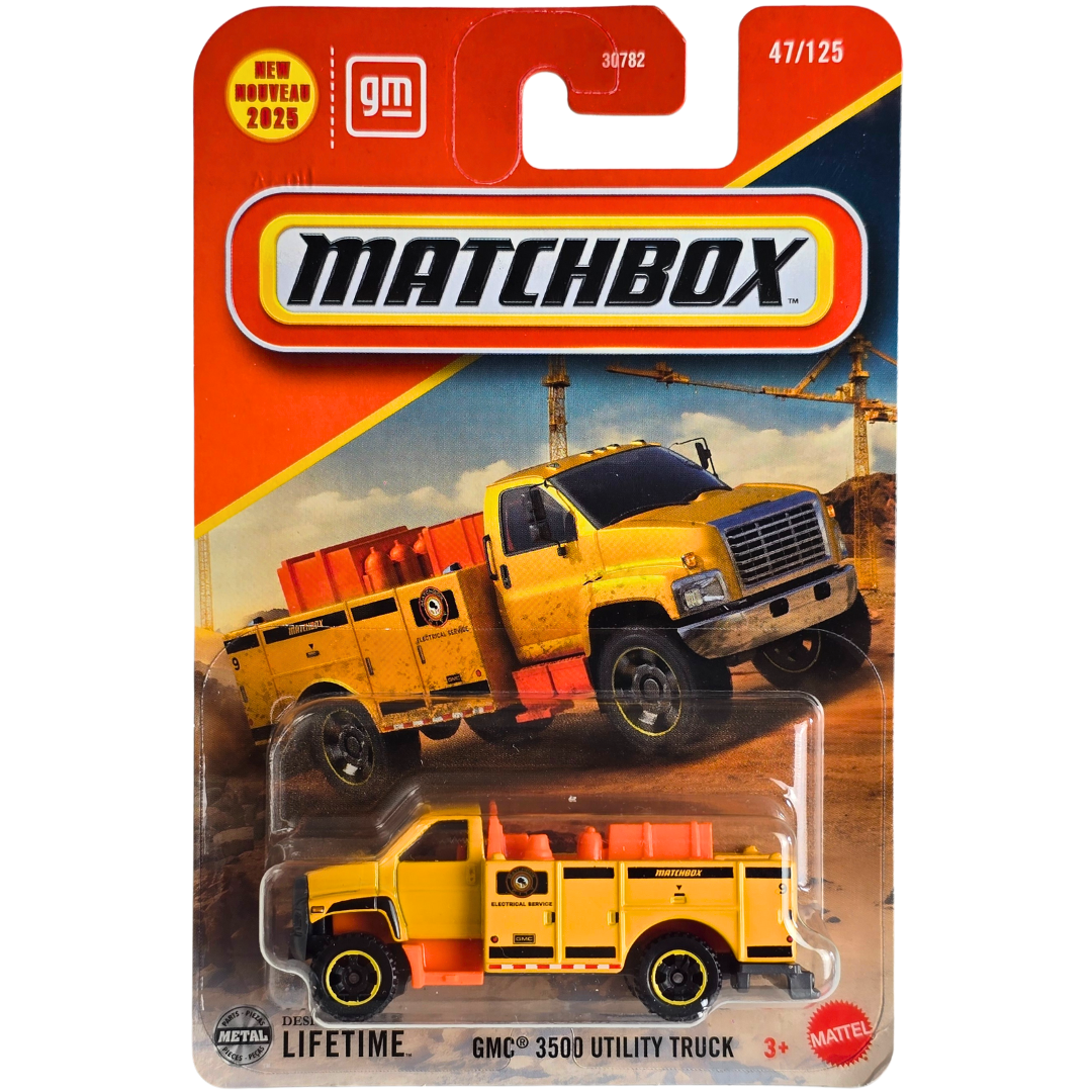 Matchbox - GMC 3500 Utility Truck – Speed Castings Collector Shop