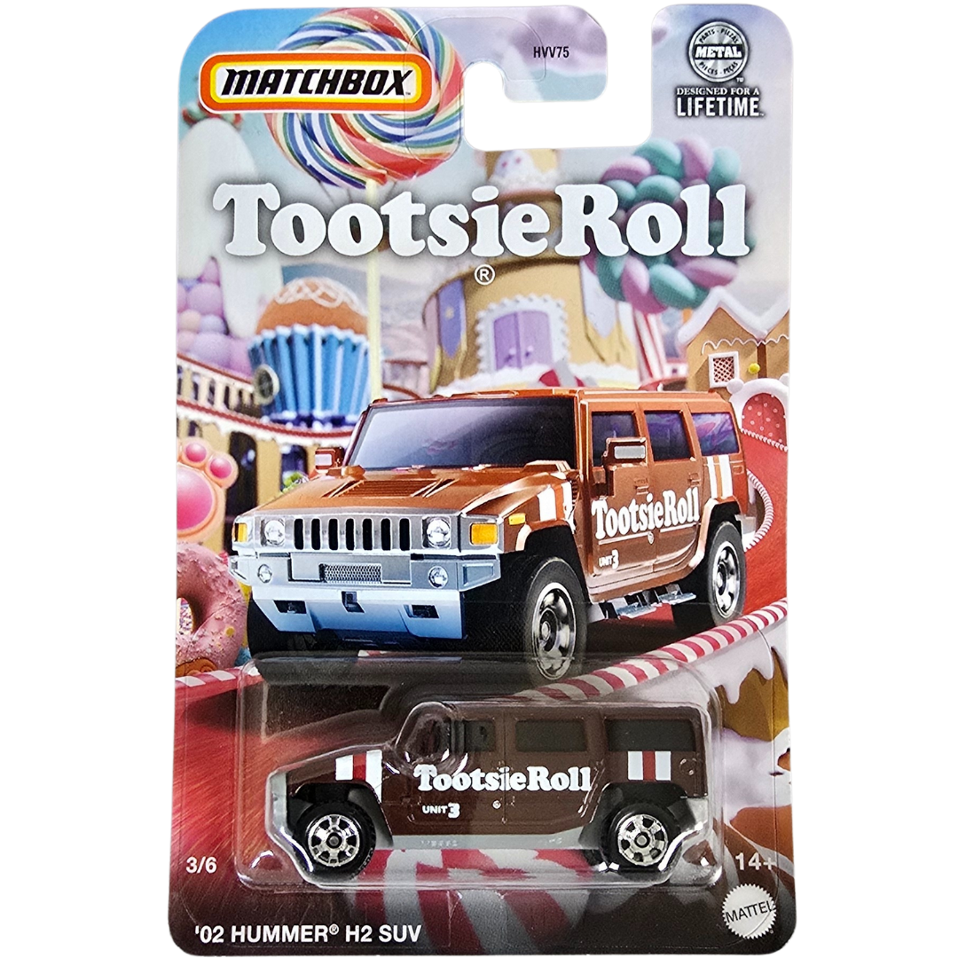 Matchbox Candy - '02 Hummer H2 SUV (Tootsie Roll) – Speed Castings ...