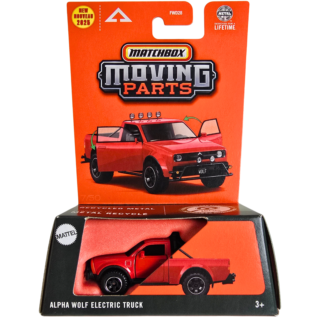 Matchbox Moving Parts - Alpha Wolf Electric Truck – Speed Castings ...