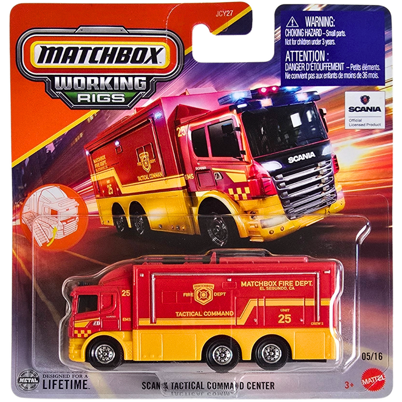 Matchbox Working Rigs - Scania Tactical Command Center – Speed Castings ...