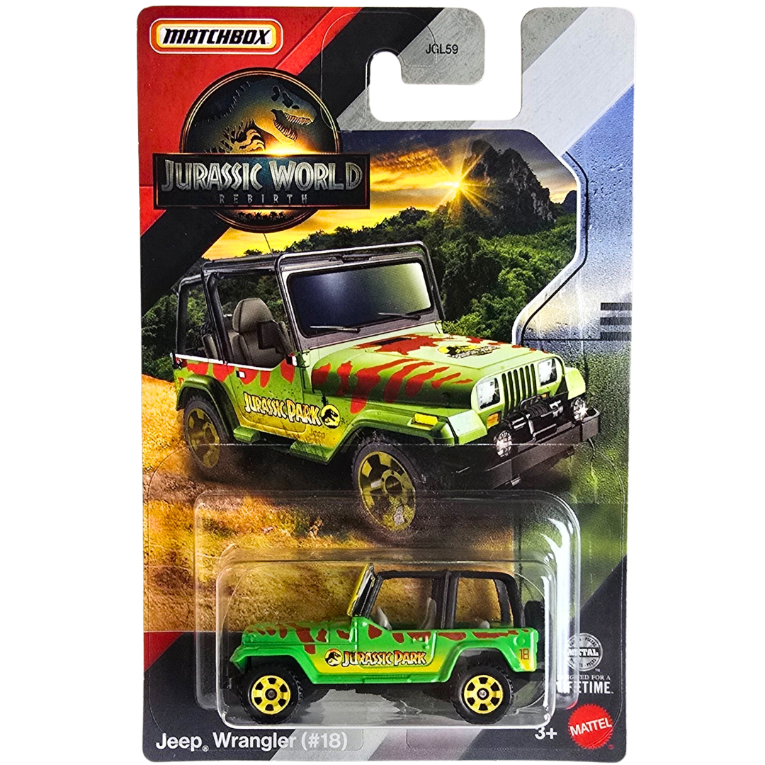 Matchbox (Jurassic World Rebirth) - Jeep Wrangler (#18) – Speed ...