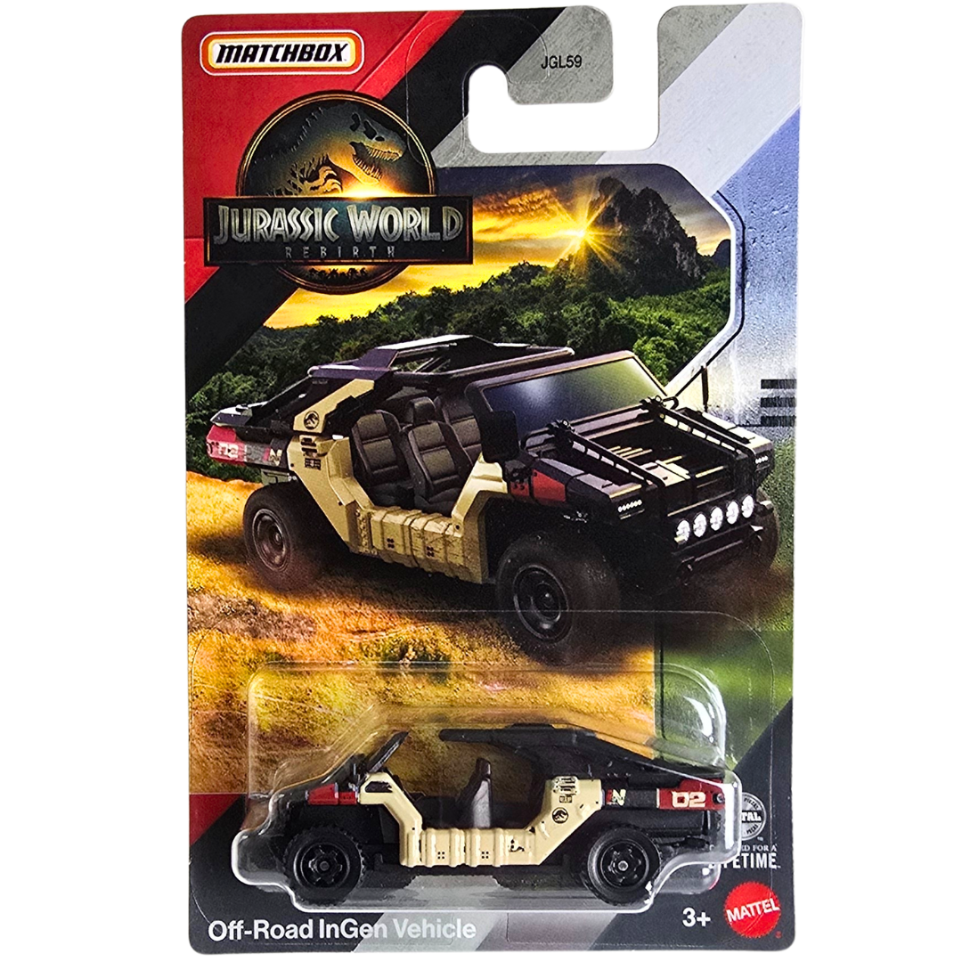 Matchbox (Jurassic World Rebirth) - Off-Road InGen Vehicle – Speed ...
