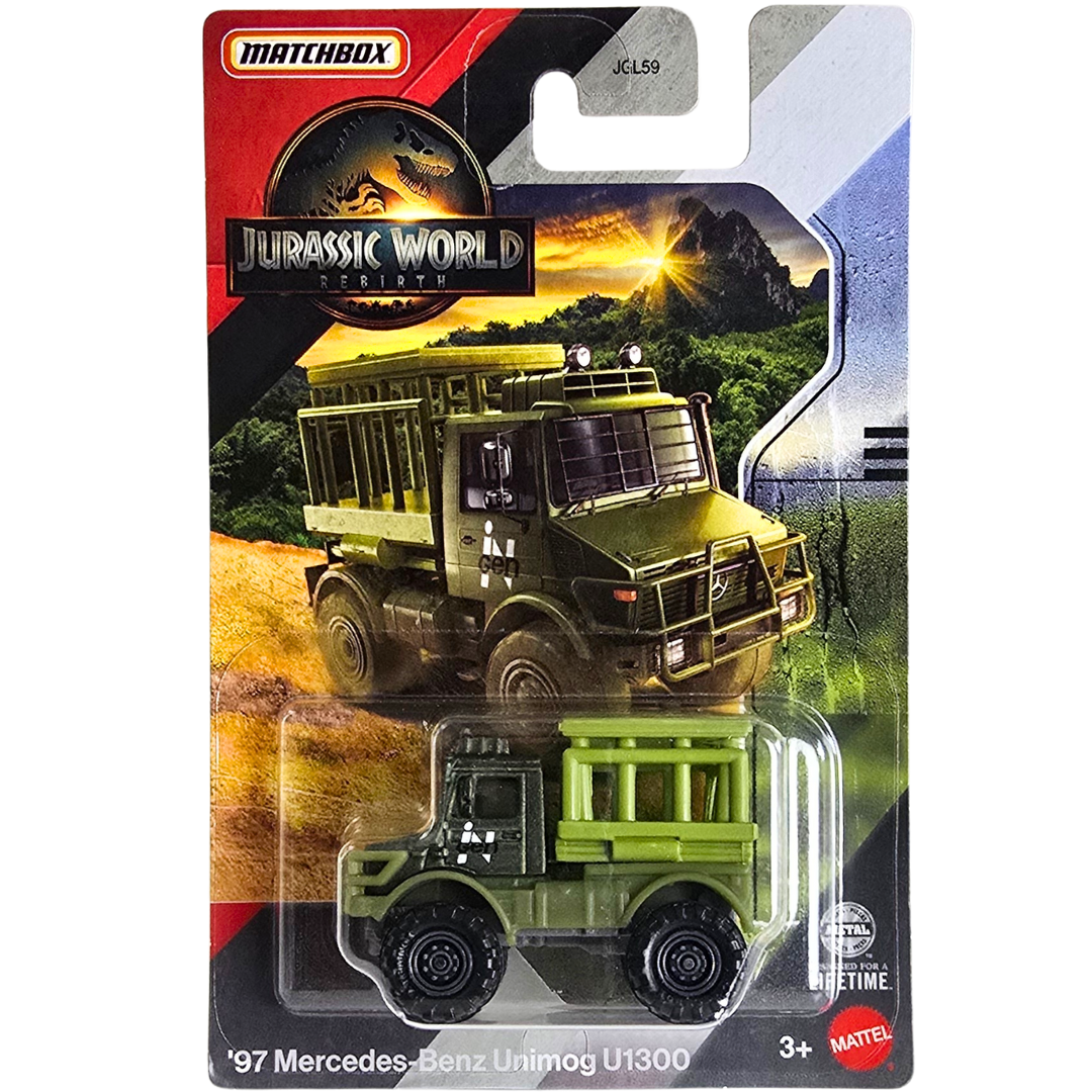 Matchbox (Jurassic World Rebirth) - '97 Mercedes-Benz Unimog U1300 ...