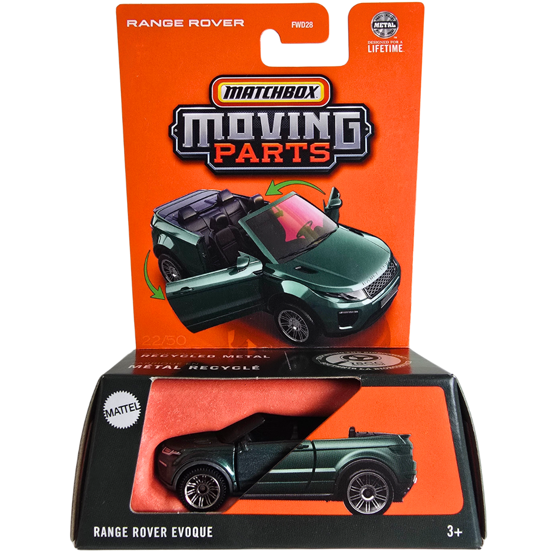 Matchbox Moving Parts - Range Rover Evoque – Speed Castings Collector Shop